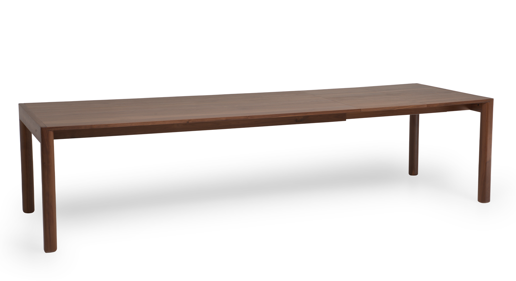 Table extensible 8 à 12 personnes en noyer naturel allonges noyer ...