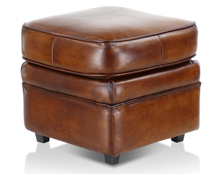 Pouf Cuir Marron