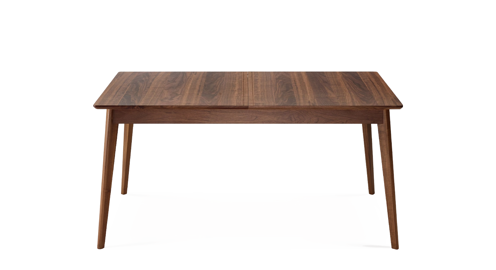 Table extensible 8 à 12 personnes en noyer allonges noyer 180x100 cm ...