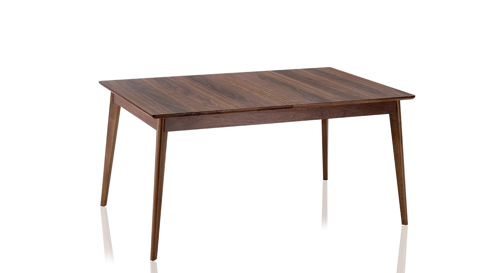 Table extensible 8 à 12 personnes en noyer allonges noyer 180x100 cm ...